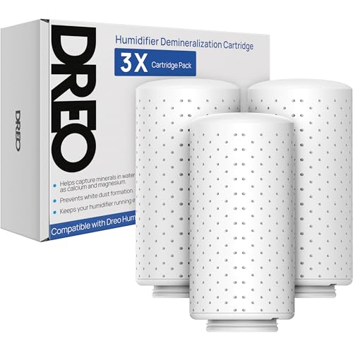 Dreo Demineralization Cartridge 3-Pack for Humidifiers: Prevent Mineral ...